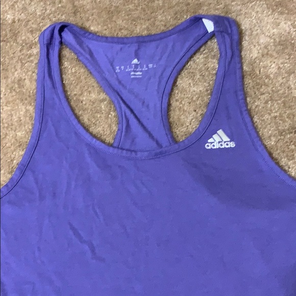 adidas | Tops | Adidas Racerback Tank Smallpurple | Poshmark